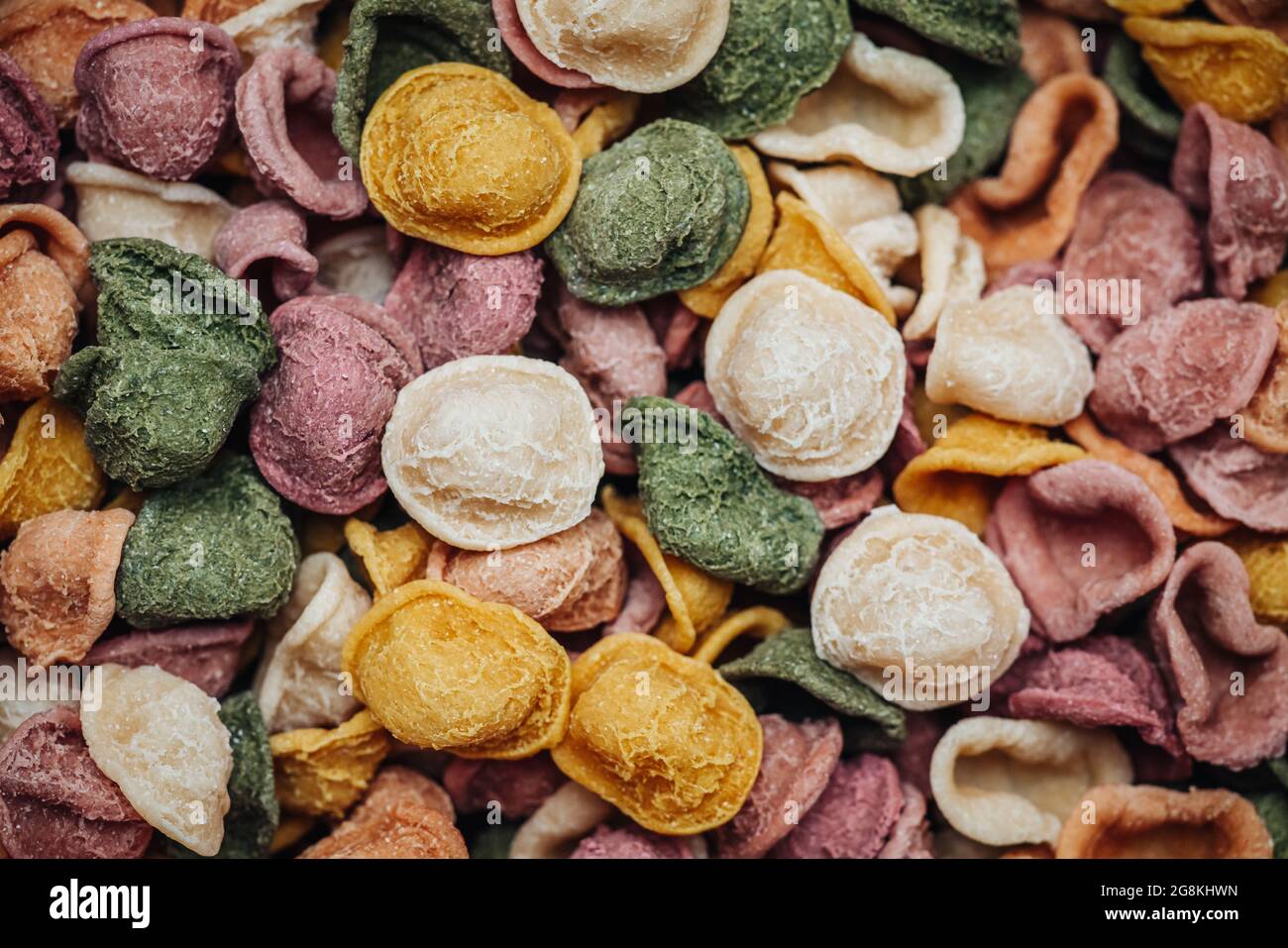 Hand made orecchiette pasta from Puglia, made with natural flavors like ...