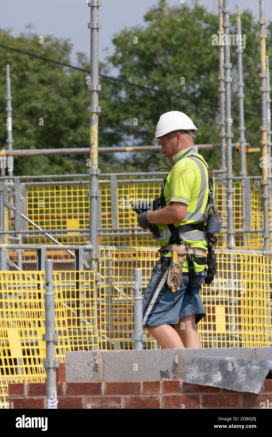 Keepmoat homes property developers; Stages of construction at ...