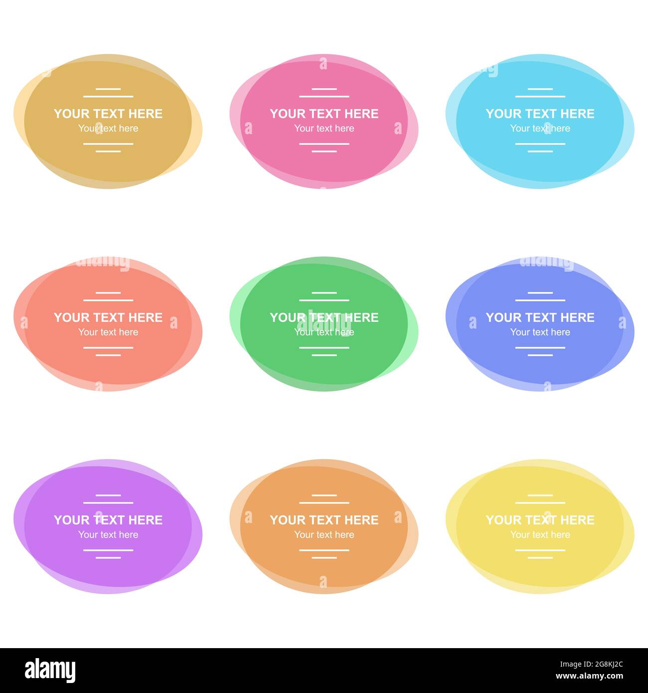 Set of vector colorful banners. Abstract vector shapes for design ...