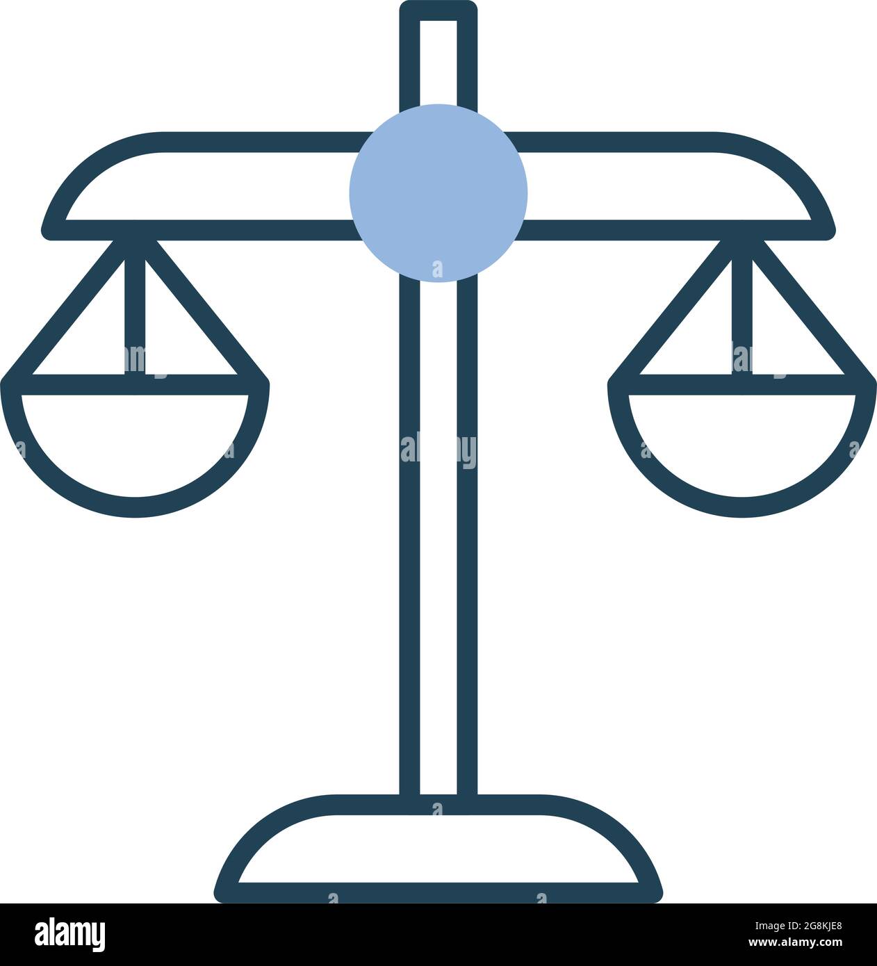 balance scale on white background Stock Vector Image & Art - Alamy