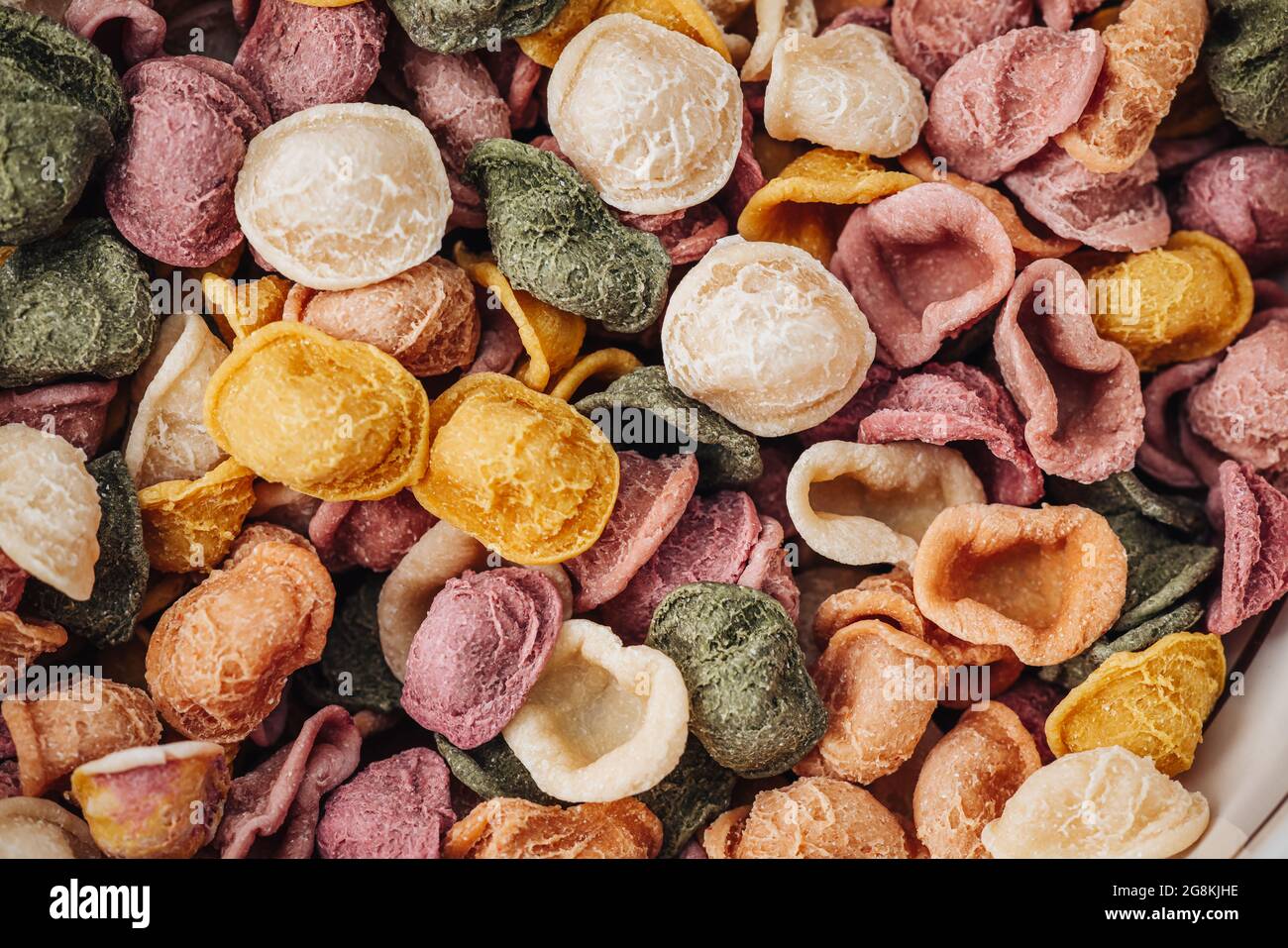 Hand made orecchiette pasta from Puglia, made with natural flavors like ...