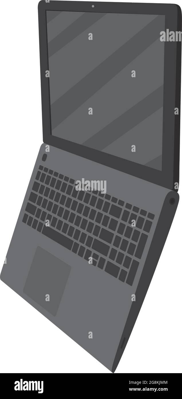 thin laptop computer icon design Stock Vector Image & Art - Alamy
