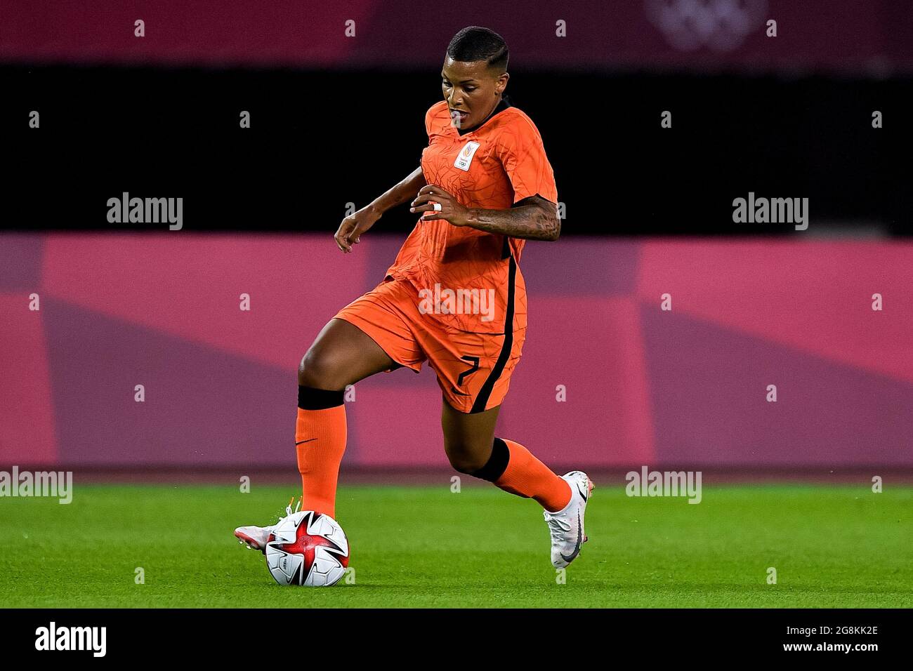 Rifu, Japan. 21st July, 2021. RIFU, JAPAN - JULY 21: Shanice van de ...