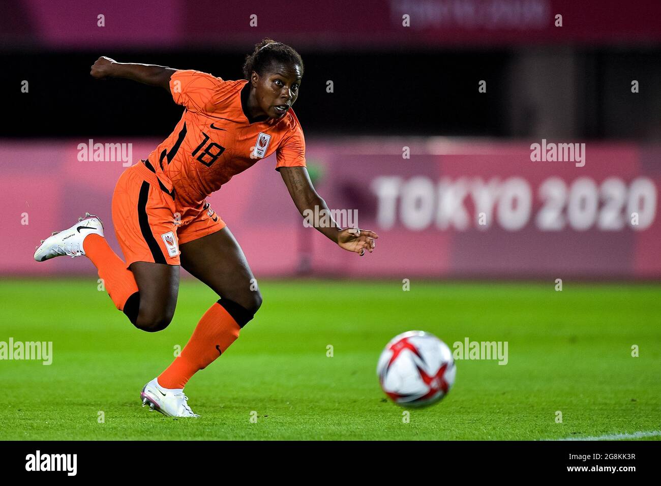 Rifu, Japan. 21st July, 2021. RIFU, JAPAN - JULY 21: Lineth Beerensteyn ...
