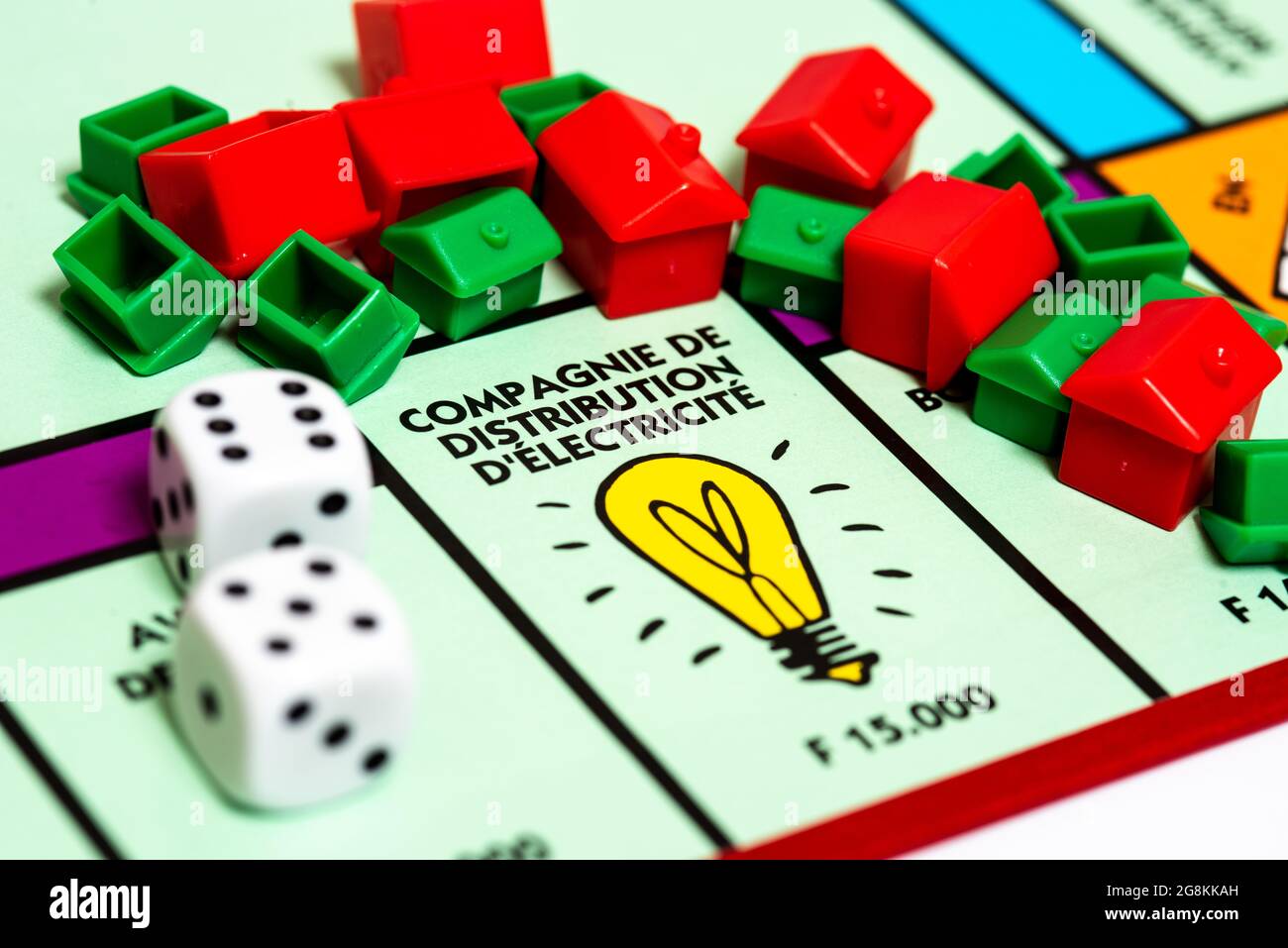 French version monopoly hi-res stock photography and images - Alamy