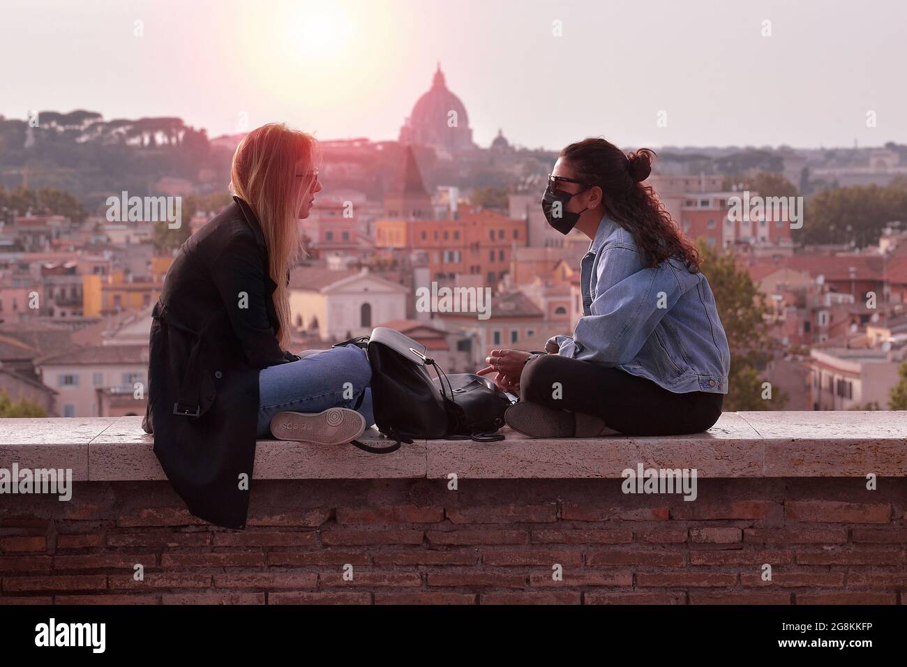 Rome Colle Aventino, the Orange Garden, At the top of the Aventine hill ...