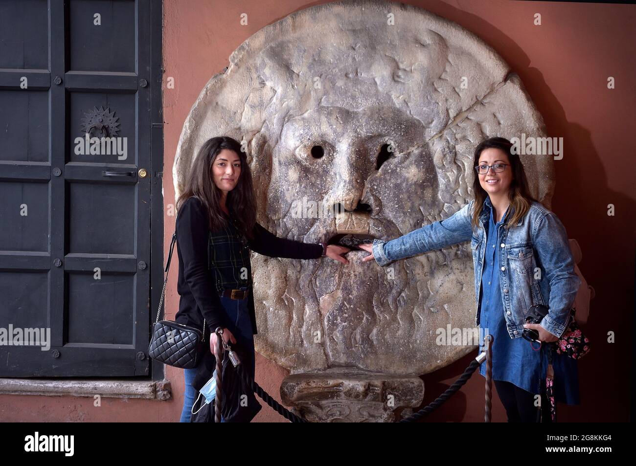 Rome Colle Aventino, Basilica of Santa Sabina .Particular the large ...