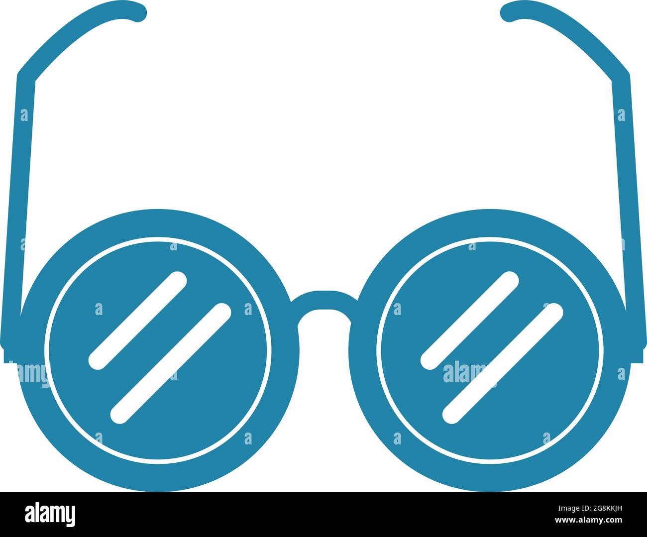 blind glasses on white background Stock Vector Image & Art - Alamy