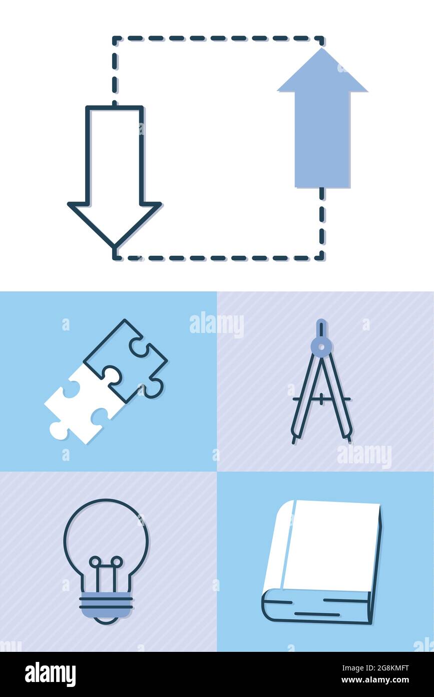 skills symbols icon set design Stock Vector Image & Art - Alamy