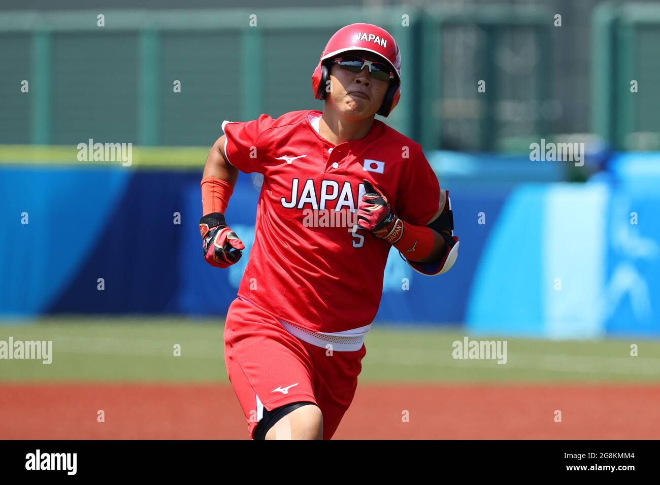 Fukushima, Japan. 21st July, 2021. Yu Yamamoto (JPN) Softball : Opening ...