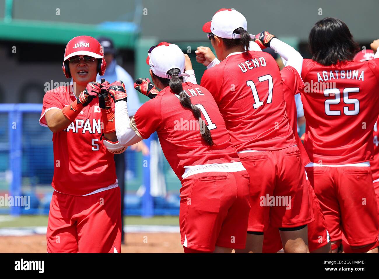 Fukushima, Japan. 21st July, 2021. Yu Yamamoto & Japan team group (JPN ...