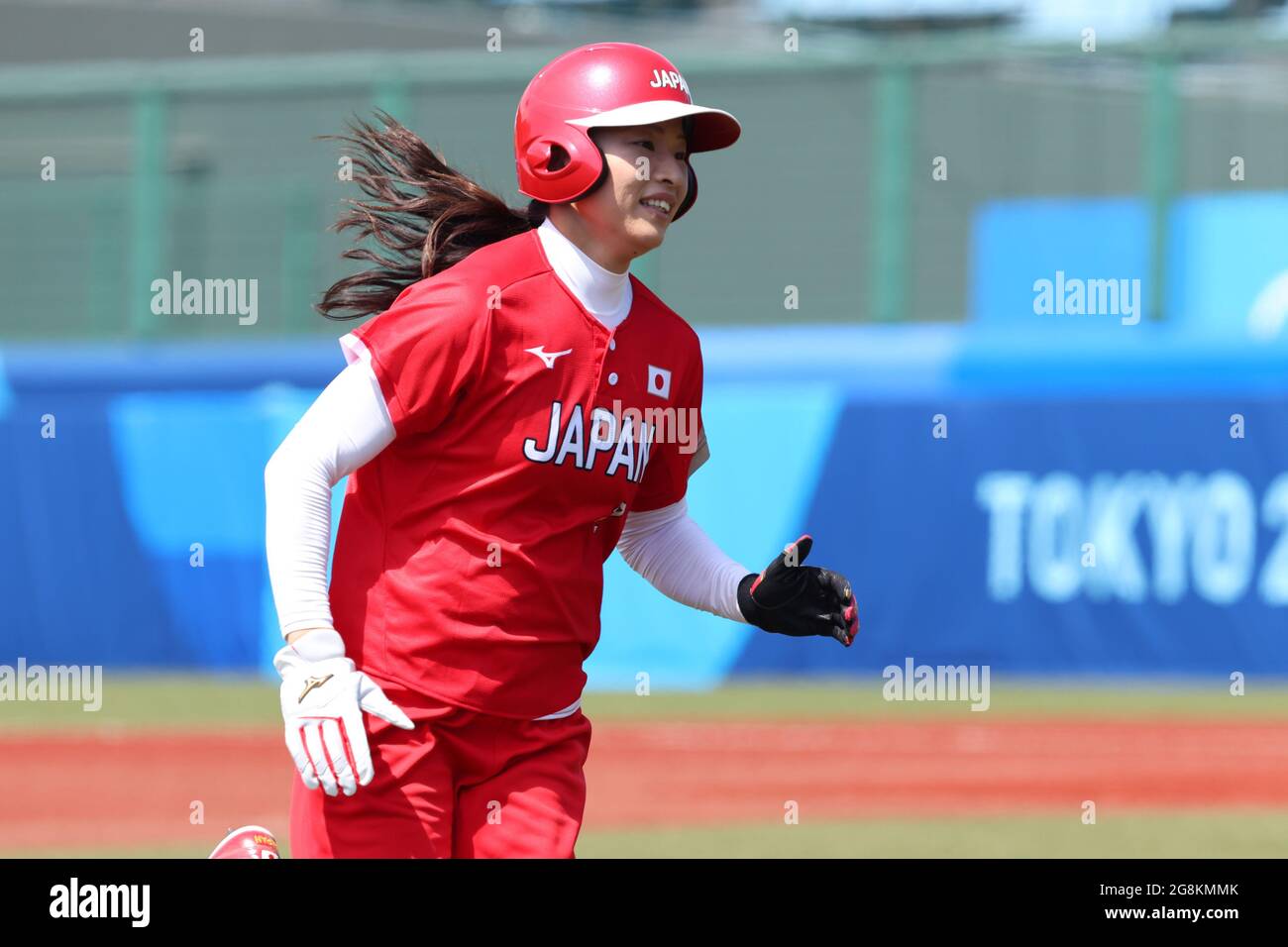 Fukushima, Japan. 21st July, 2021. Saki Yamazaki (JPN) Softball ...