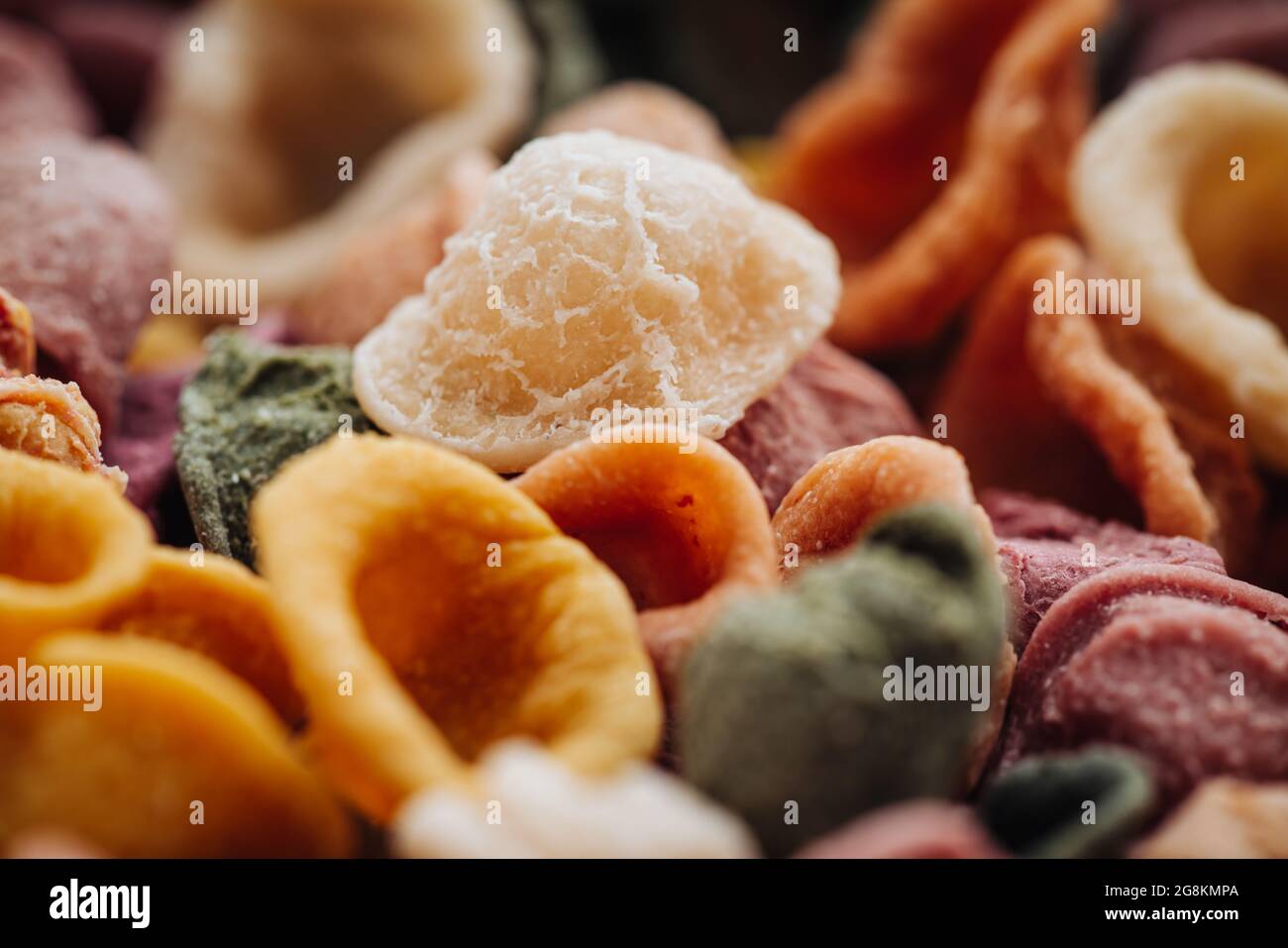 Hand made orecchiette pasta from Puglia, made with natural flavors like ...