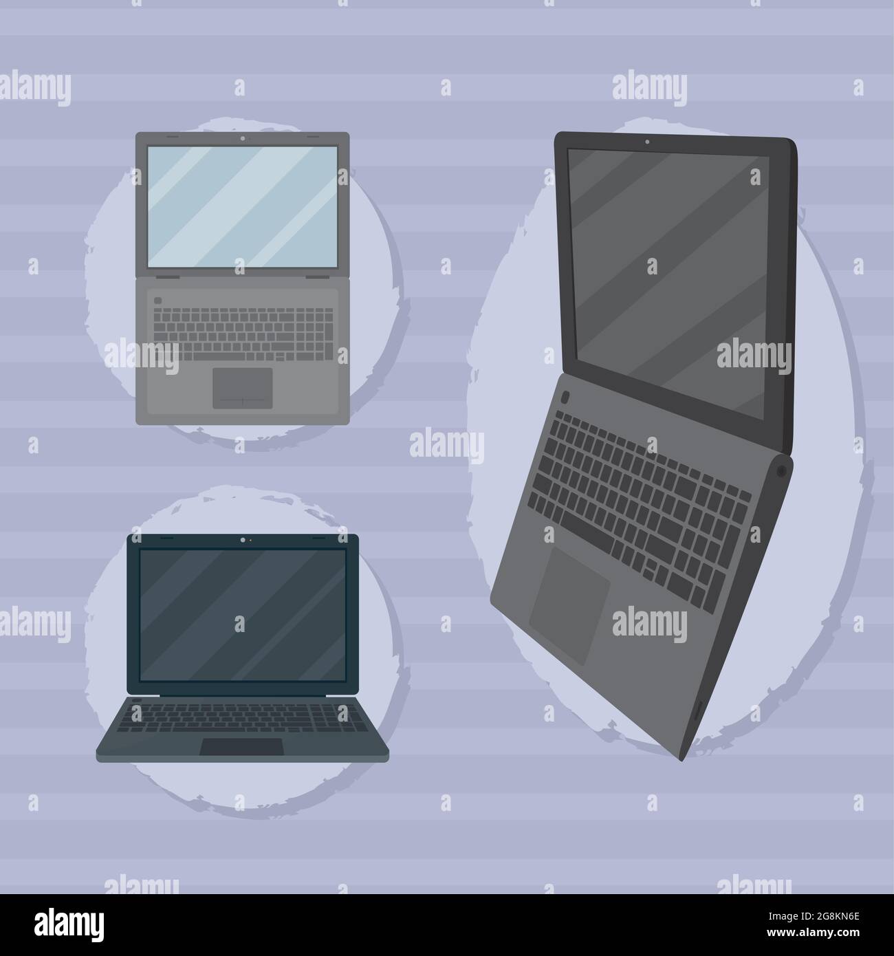 Laptops computers design Stock Vector Images - Alamy