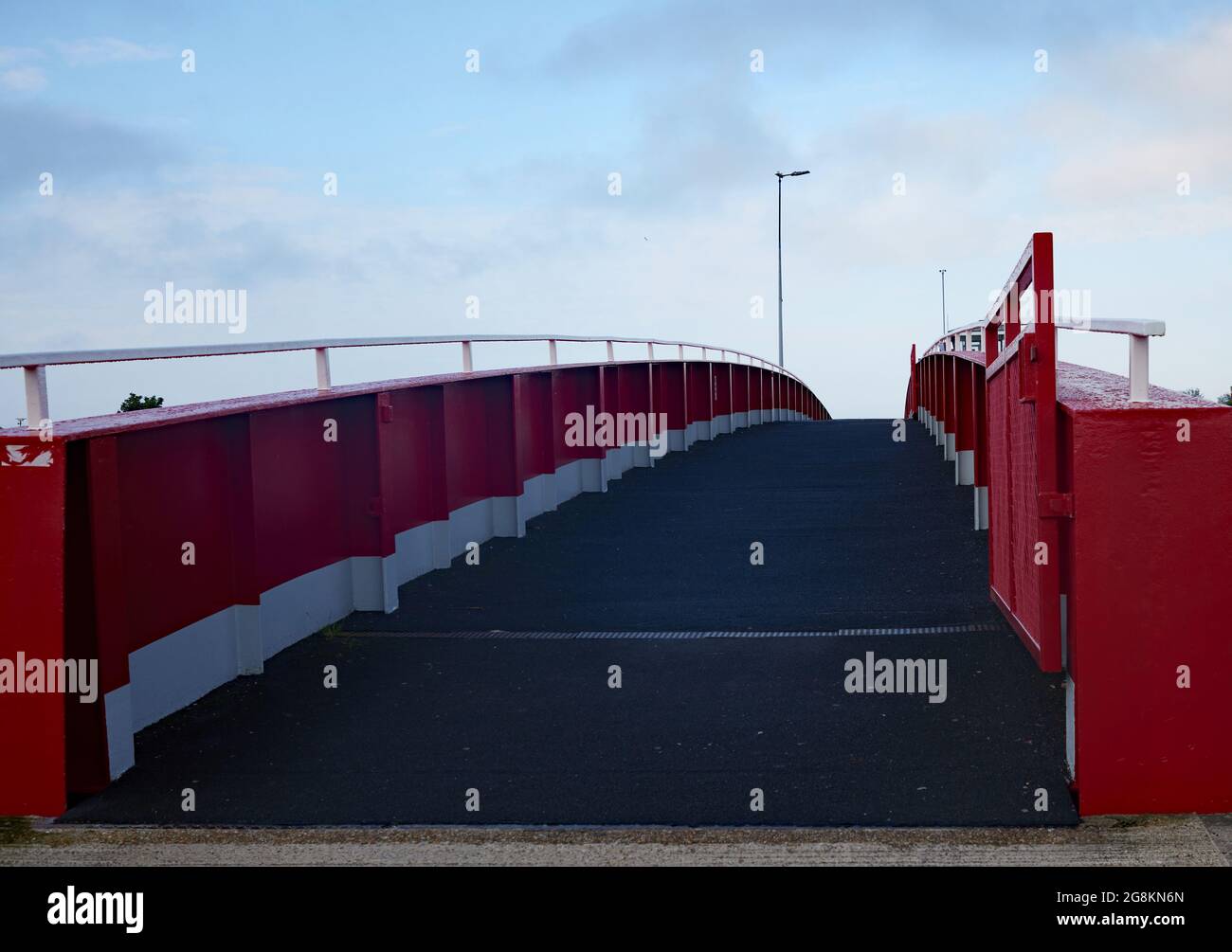 Retractable foot bridge hi-res stock photography and images - Alamy