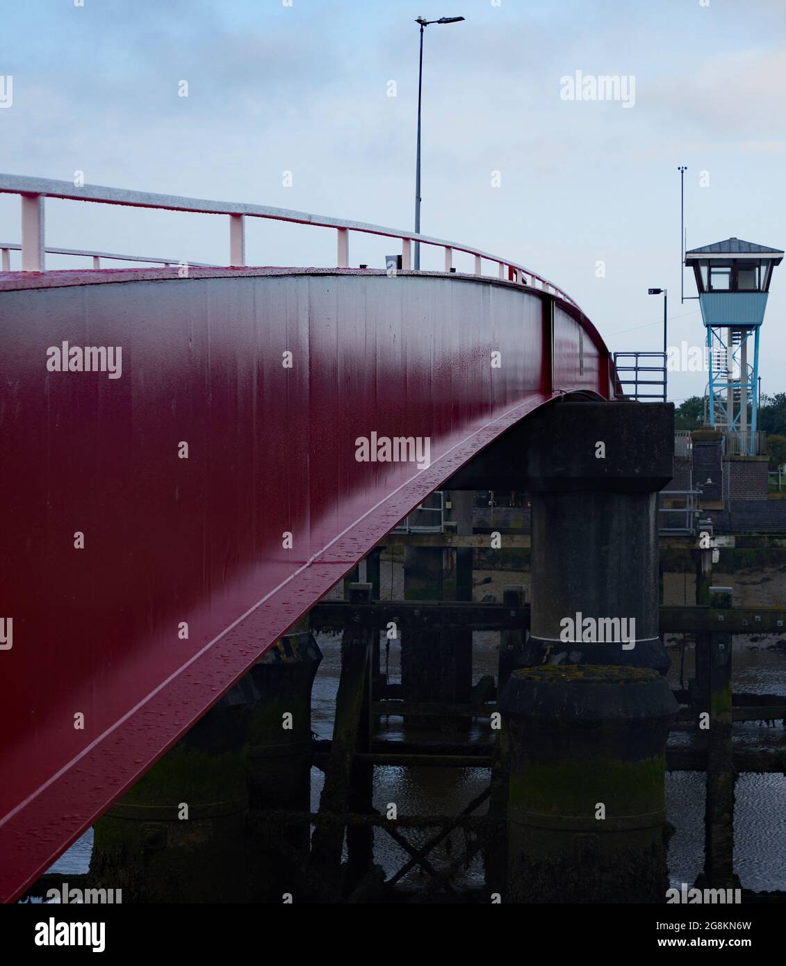 Red bridge littlehampton hi-res stock photography and images - Alamy