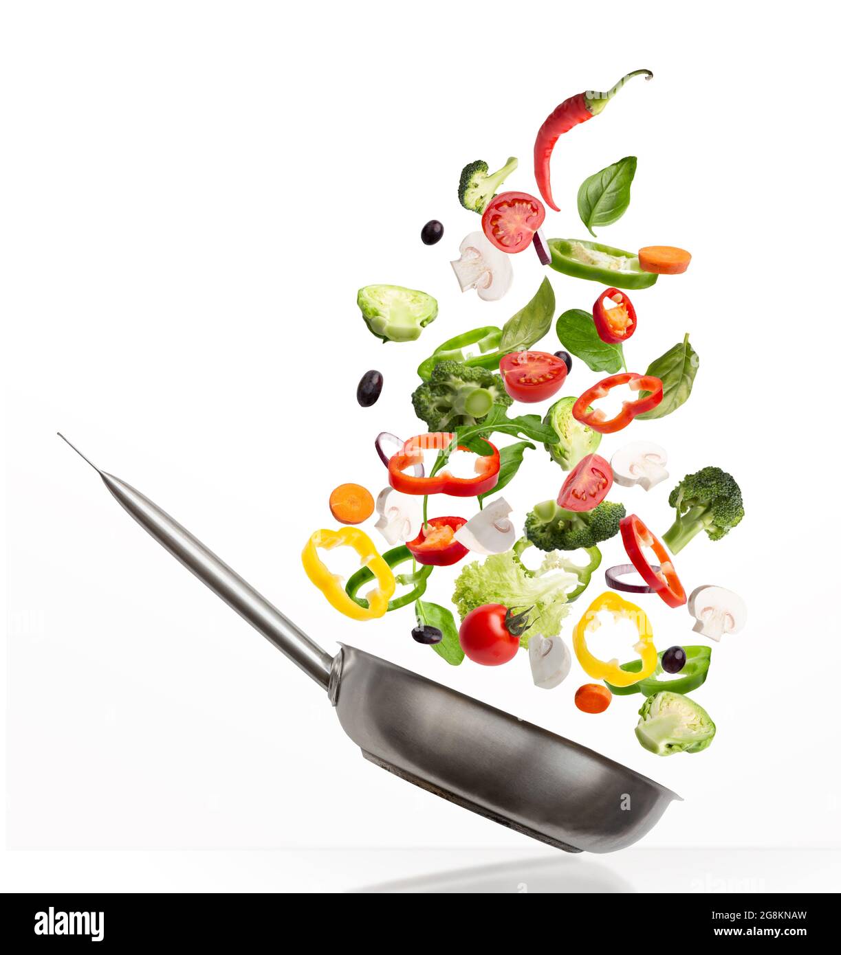 Vegetables flying hi-res stock photography and images - Alamy