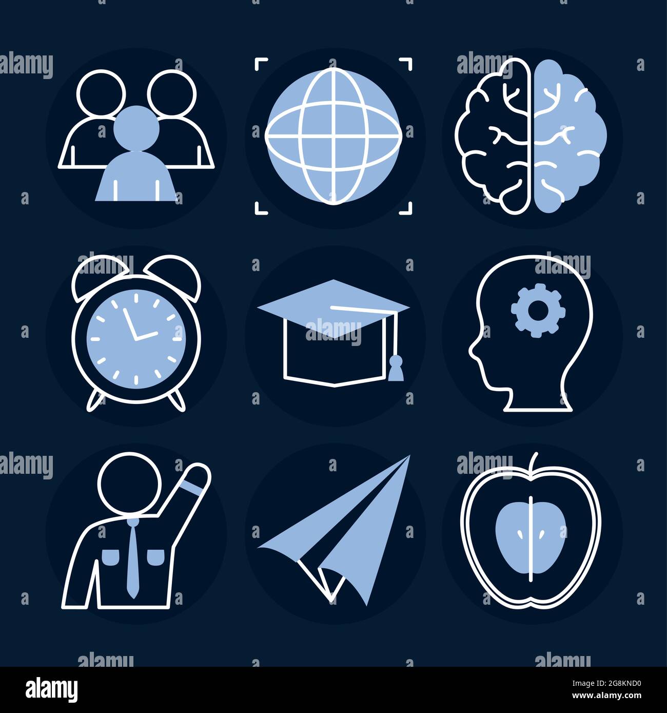 life skills icon set design Stock Vector Image & Art - Alamy