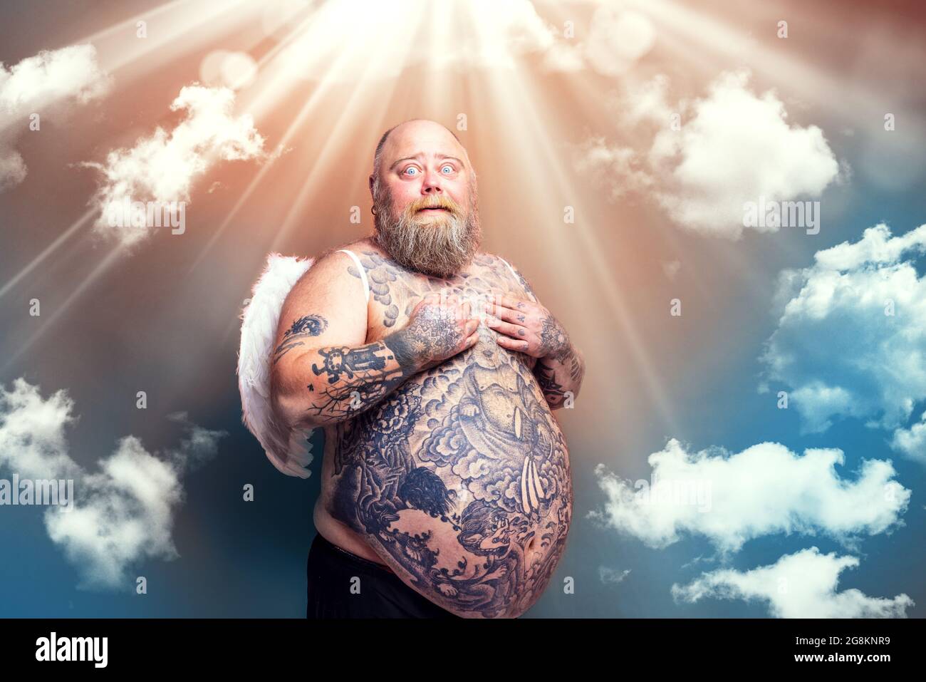 Fat person hi-res stock photography and images - Alamy