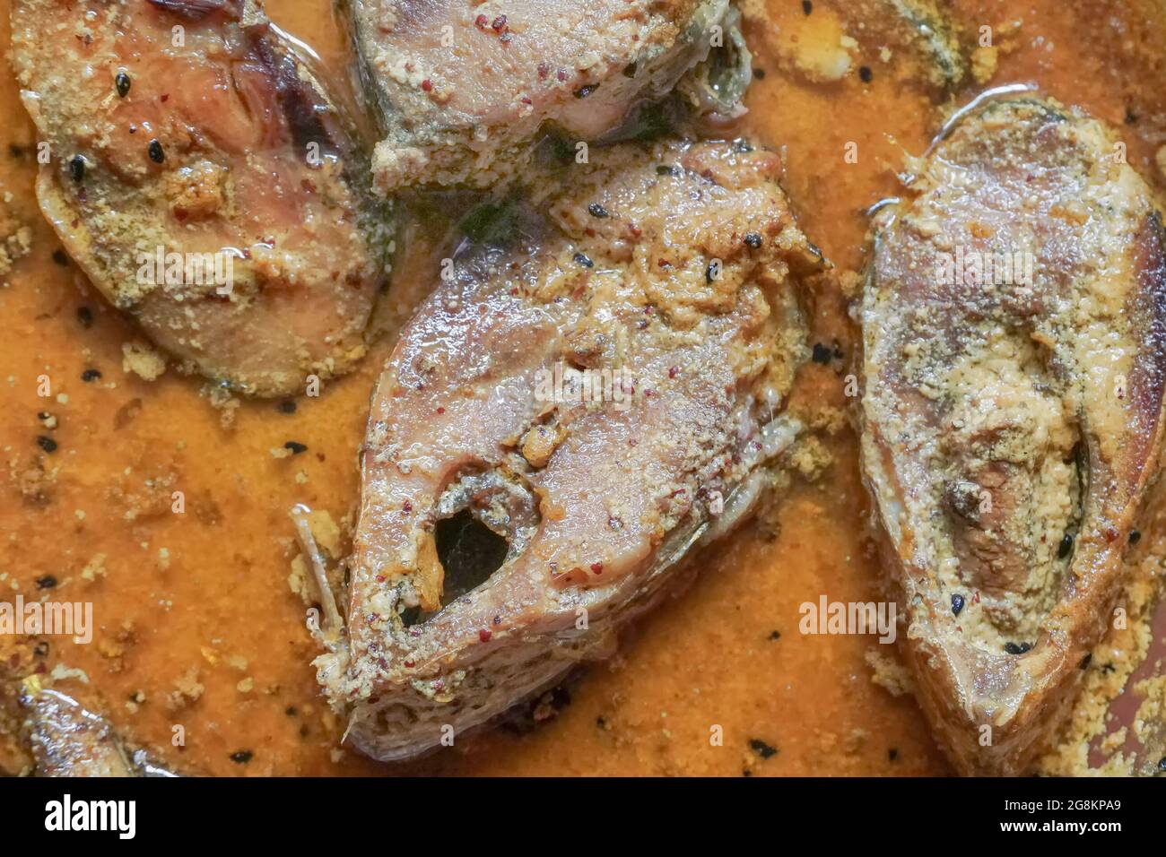 Tenualosa ilisha (ilish, hilsa, hilsa herring or hilsa shad) is a very ...