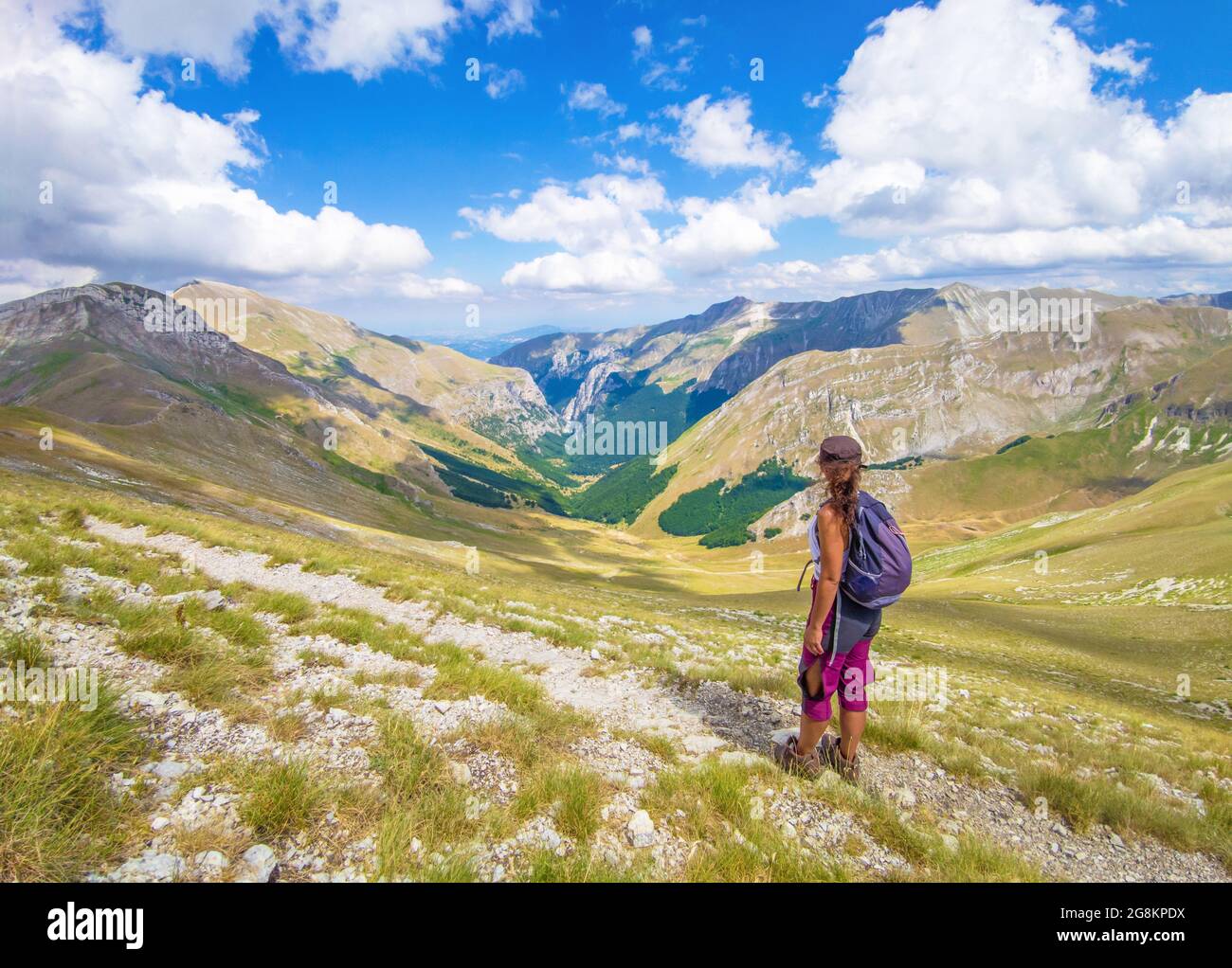 Monte Bove in Ussita (Italy) - The landscape summit of Mount Bove, nord ...