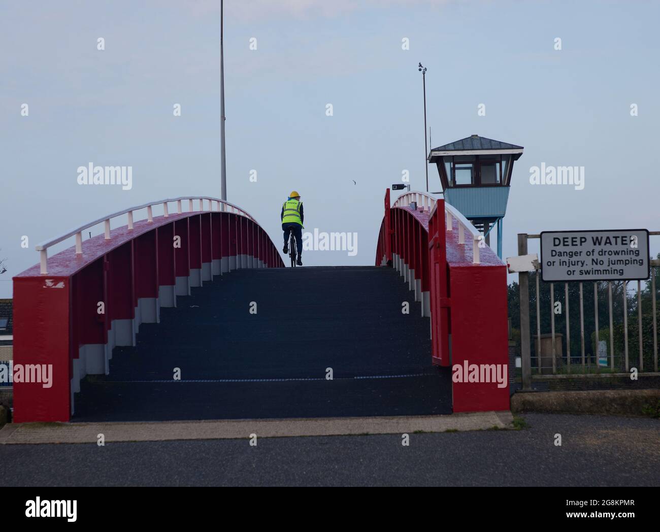 Retractable foot bridge hi-res stock photography and images - Alamy