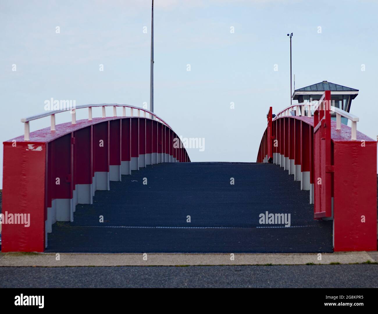 Retractable foot bridge hi-res stock photography and images - Alamy