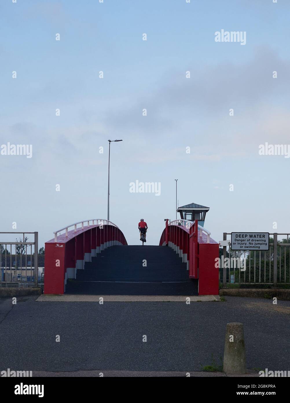 Retractable foot bridge hi-res stock photography and images - Alamy