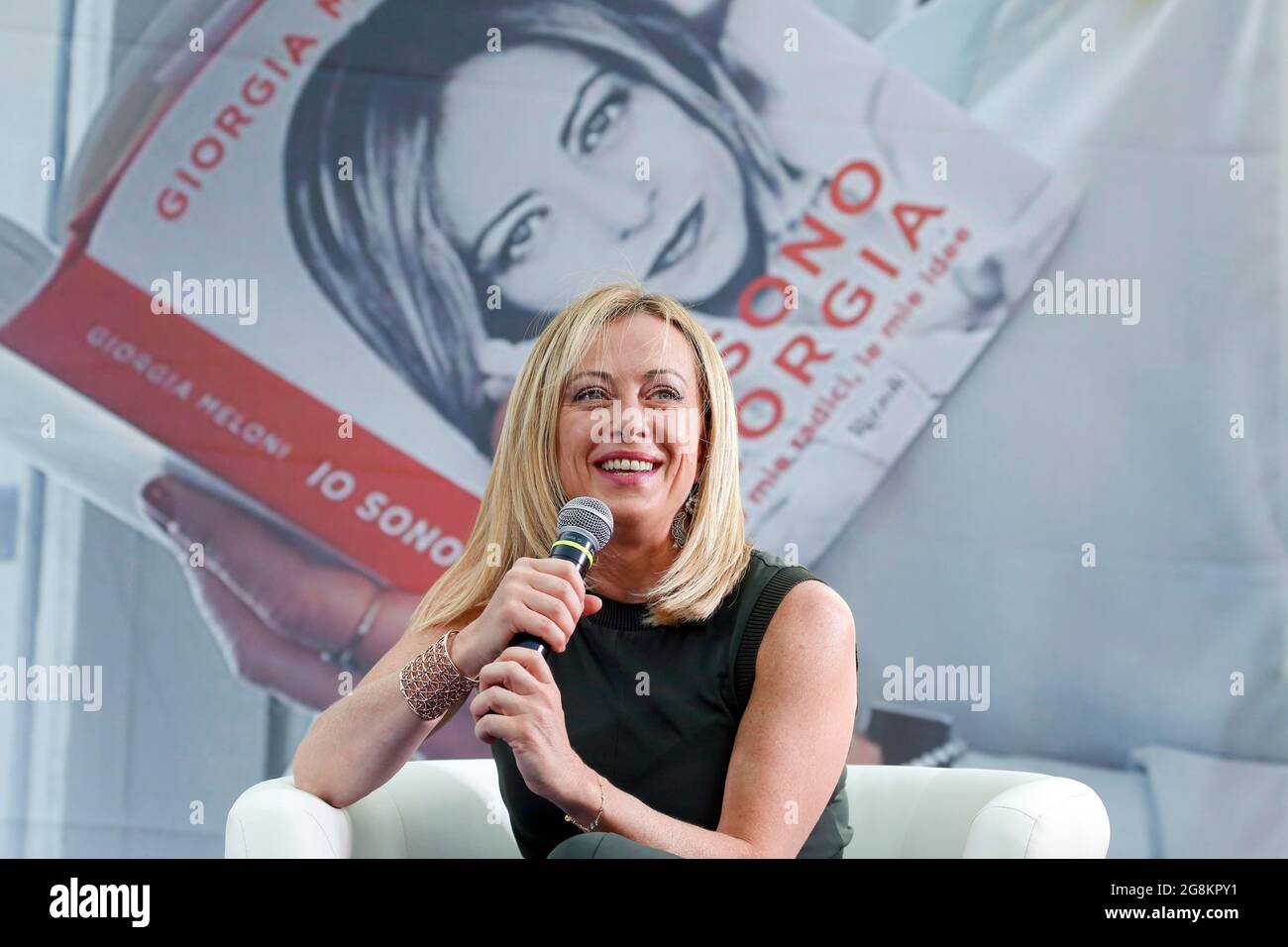 Italy, Rome, july 20, 2021 : Giorgia Meloni, leader of 'Fratelli d ...
