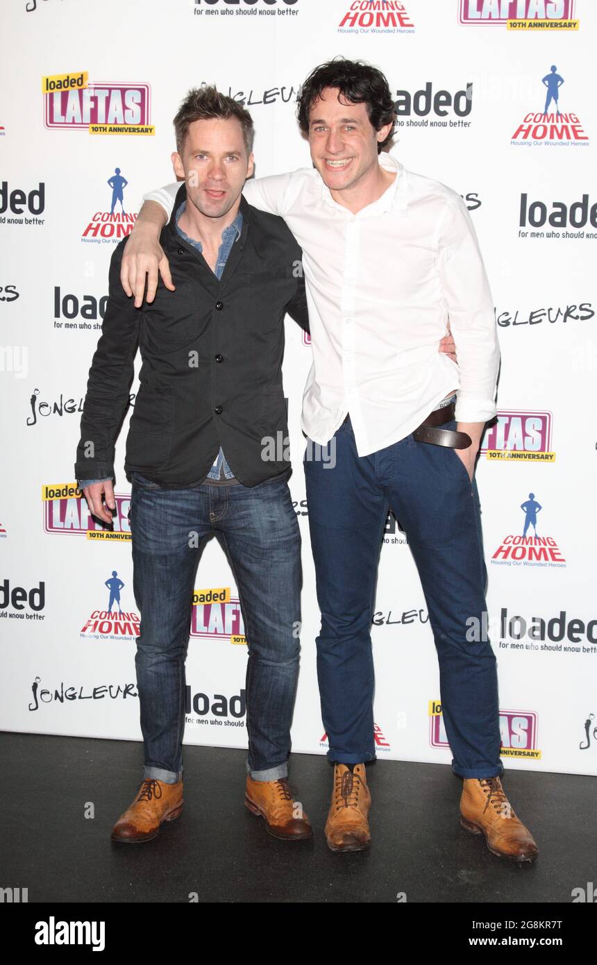 London, UK. Seb Cardinal and Dustin Demri-Burns at Loaded Laftas Comedy ...