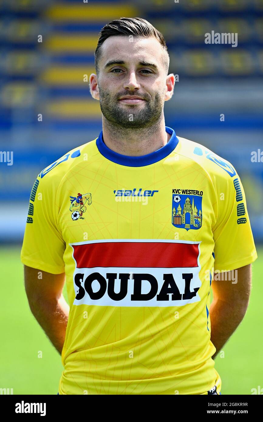 Westerlo's Tuur Dierckx poses for a team picture, at the 2021-2022 ...