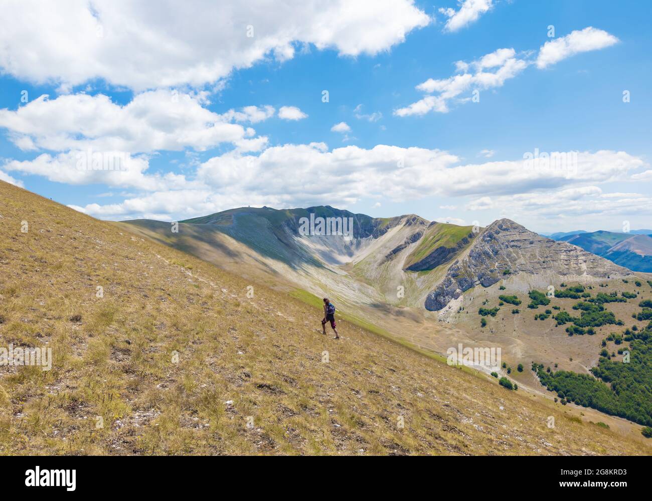 Monte Bove in Ussita (Italy) - The landscape summit of Mount Bove, nord ...