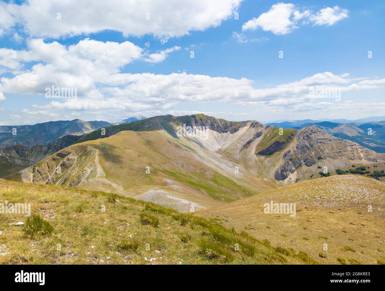 Monte Bove in Ussita (Italy) - The landscape summit of Mount Bove, nord ...