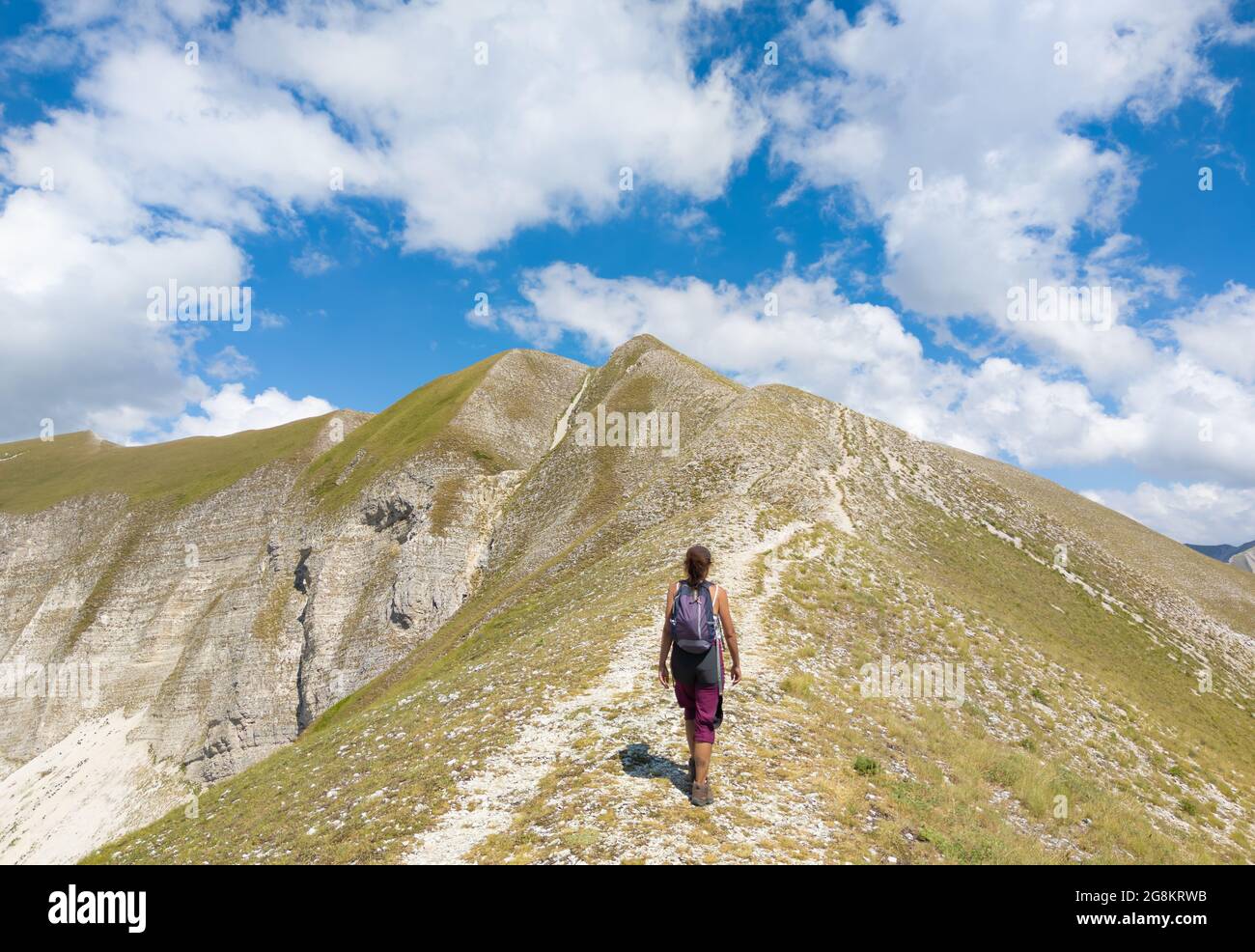 Monte Bove in Ussita (Italy) - The landscape summit of Mount Bove, nord ...