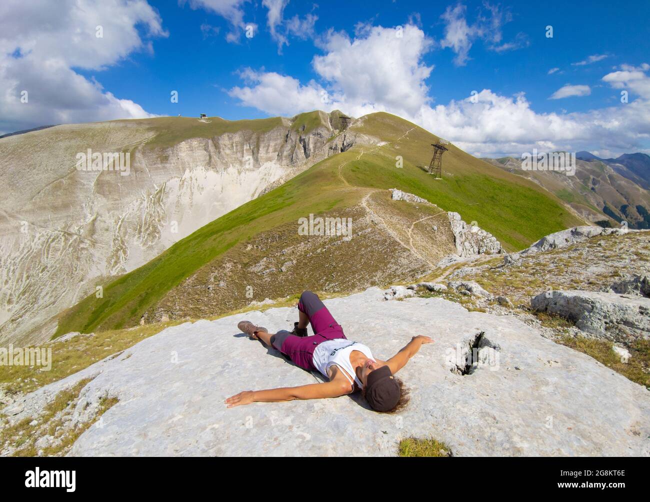 Monte Bove in Ussita (Italy) - The landscape summit of Mount Bove, nord ...