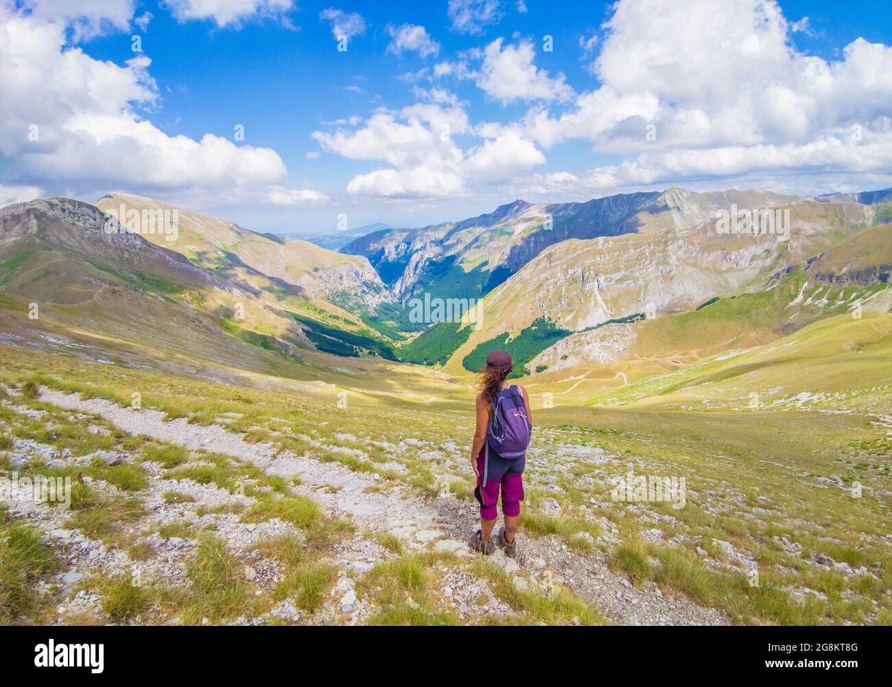 Monte Bove in Ussita (Italy) - The landscape summit of Mount Bove, nord ...