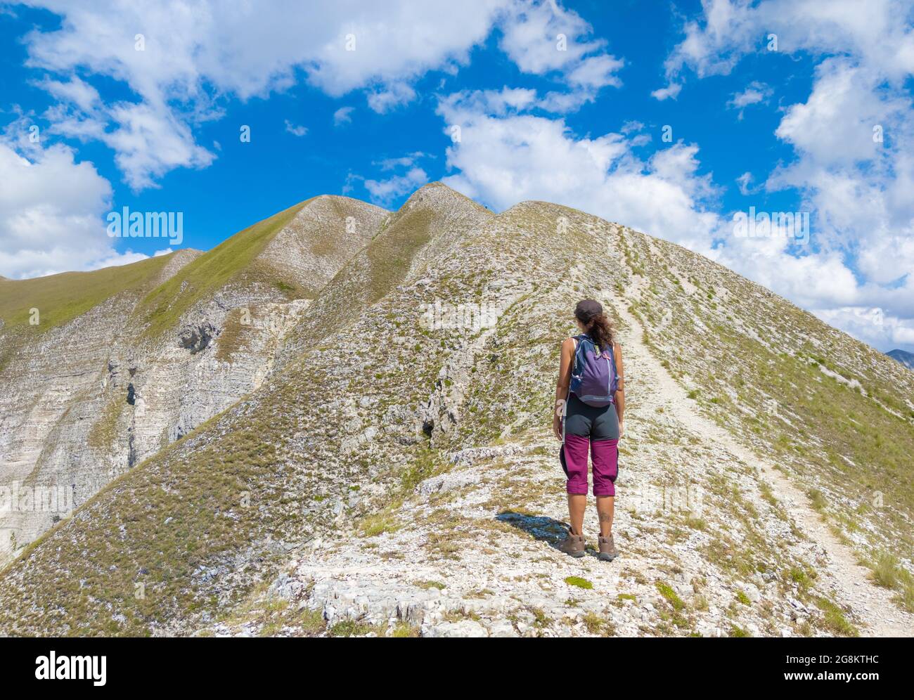 Monte Bove in Ussita (Italy) - The landscape summit of Mount Bove, nord ...