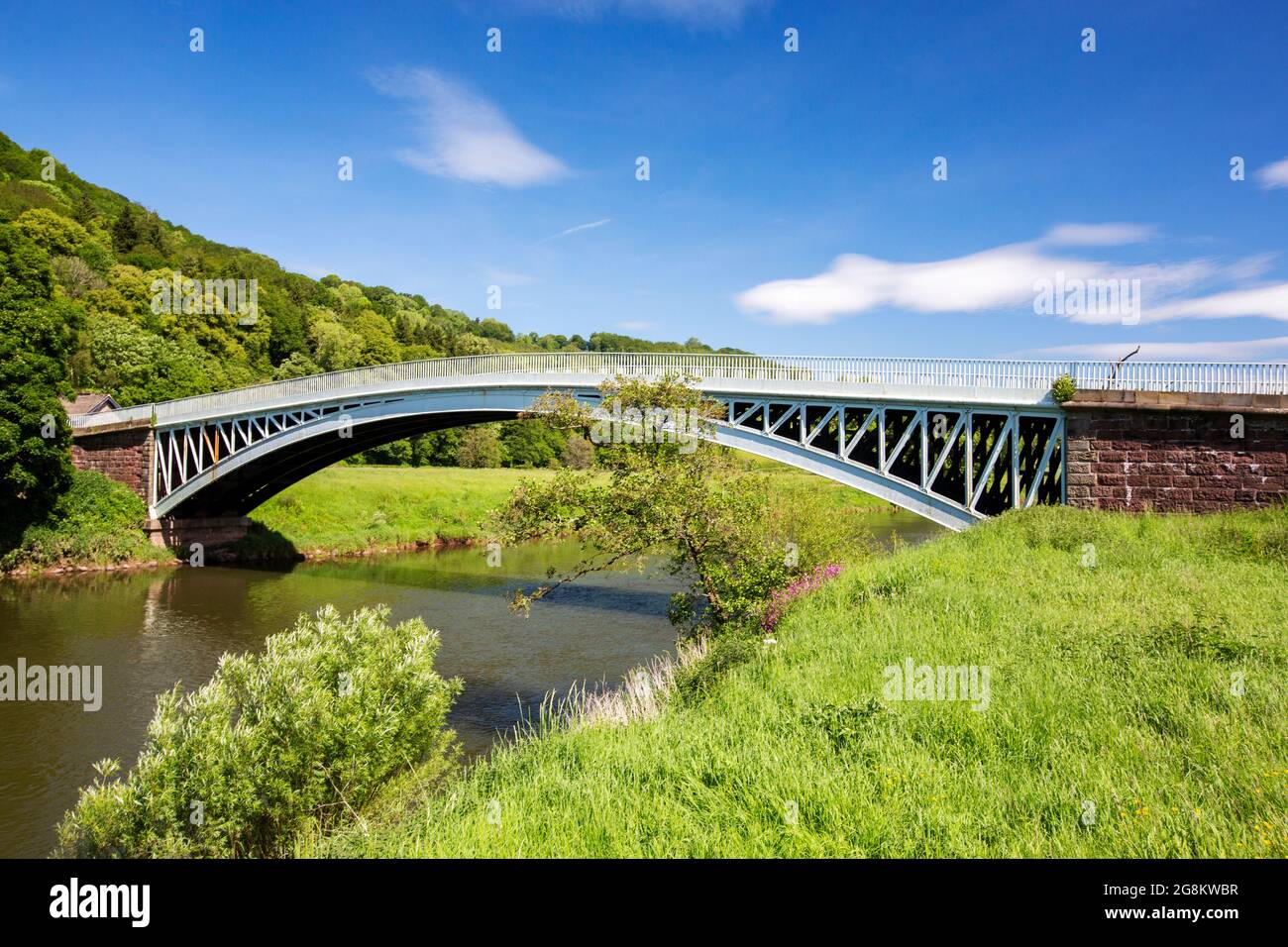 The River Wye at Bigsweir Bridge, Gloucestershire, UK Stock Photo - Alamy