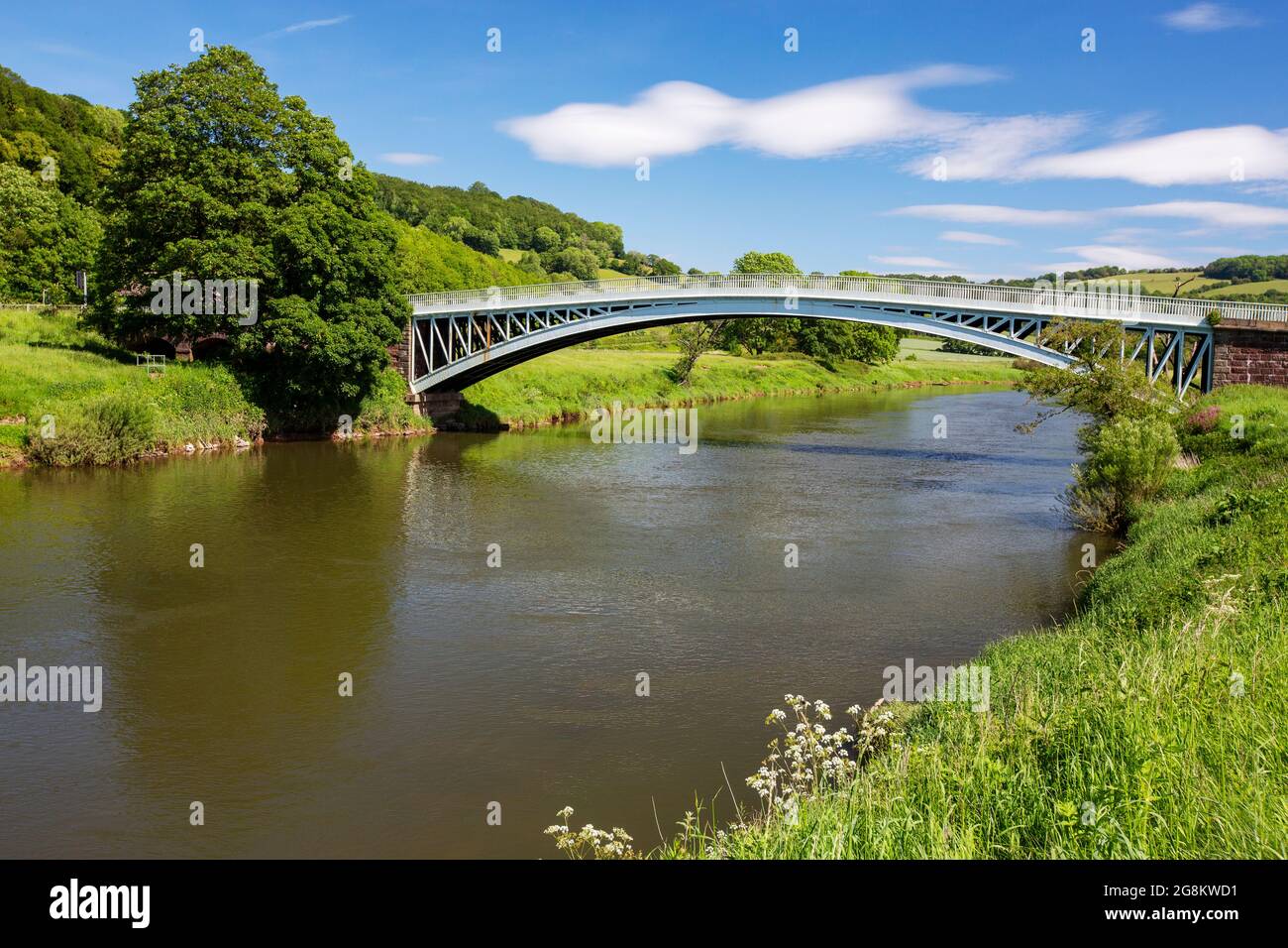 The River Wye at Bigsweir Bridge, Gloucestershire, UK Stock Photo - Alamy