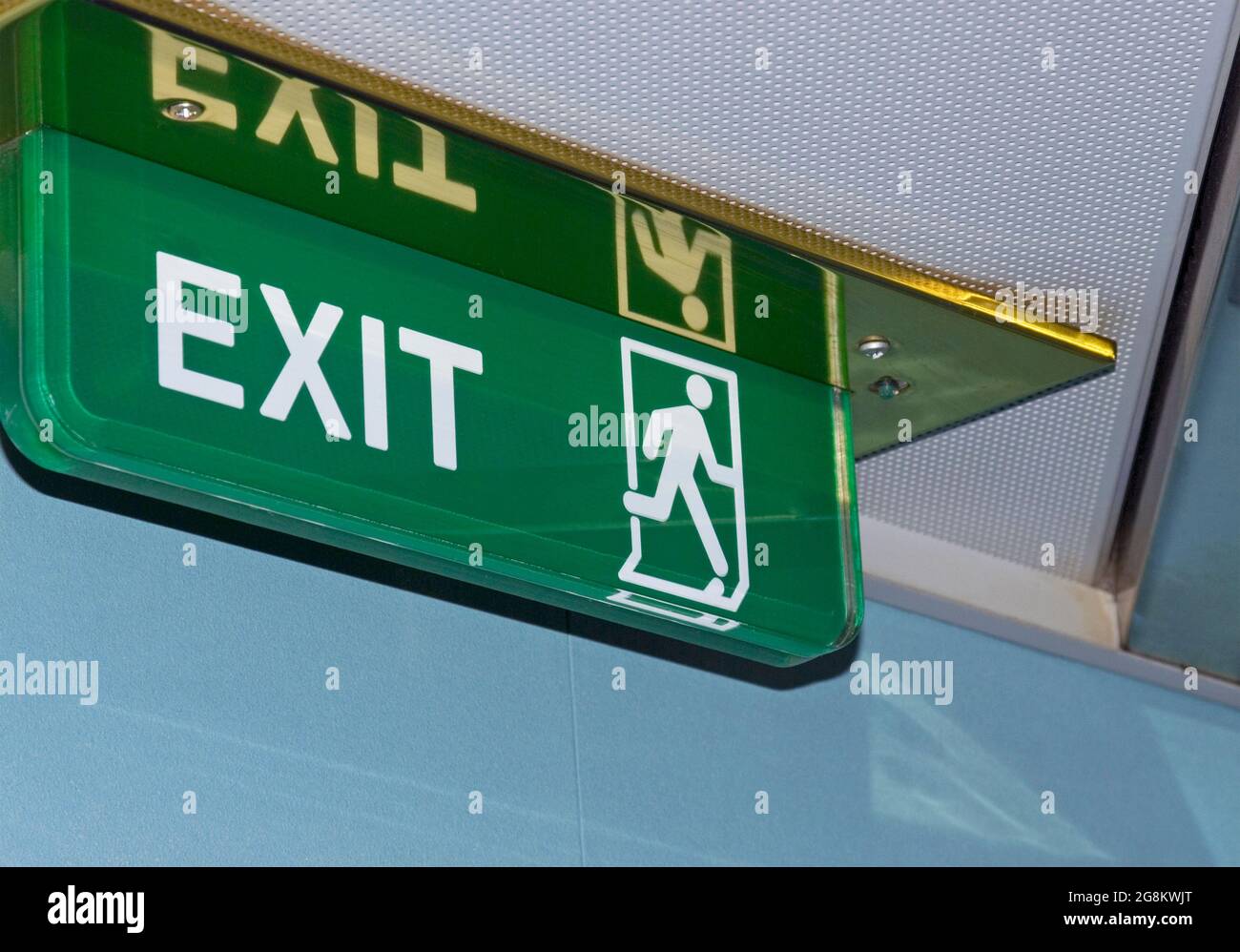 Sign on ceiling hi-res stock photography and images - Alamy