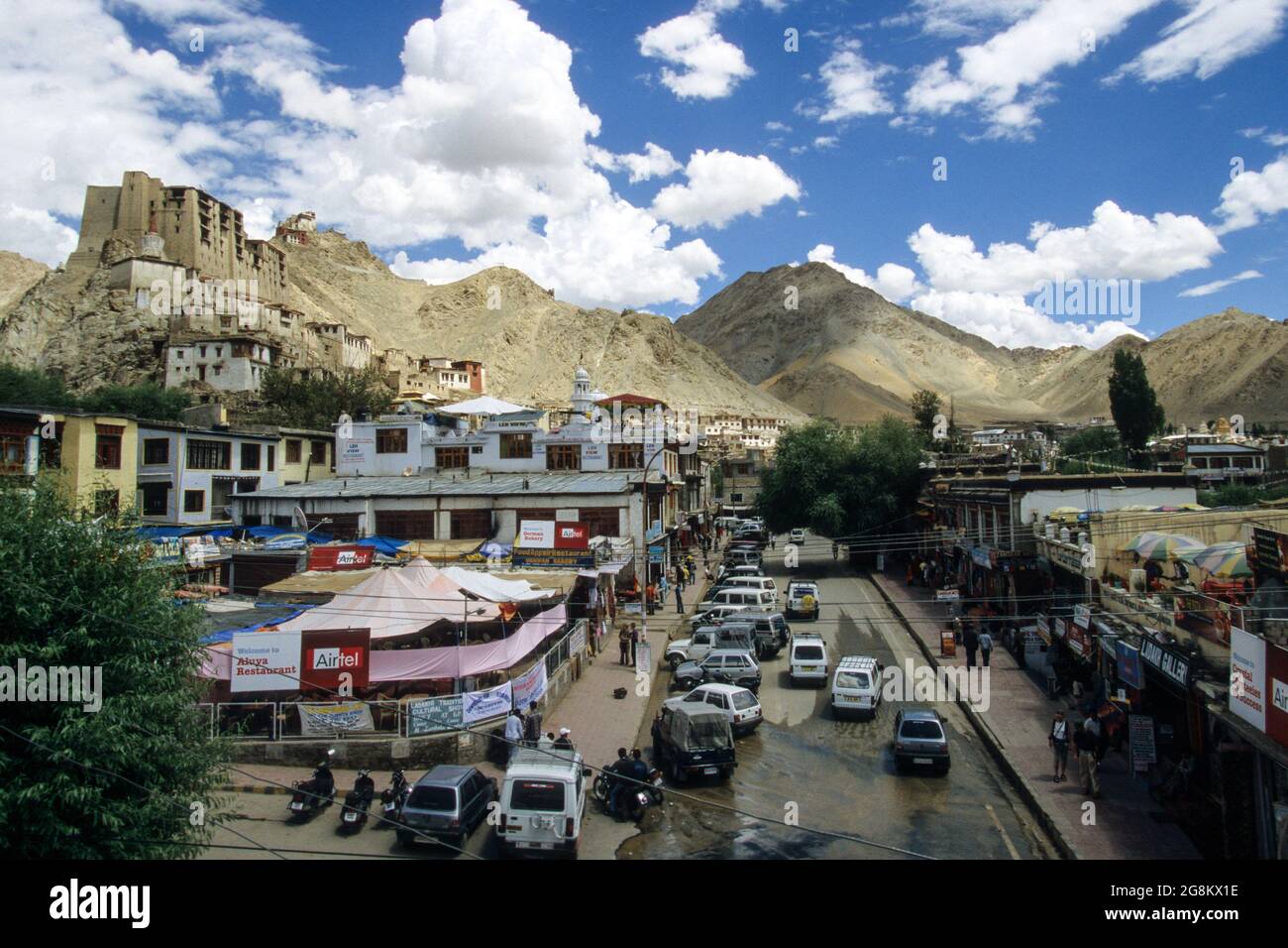 Leh view in Ladakh India Stock Photo - Alamy
