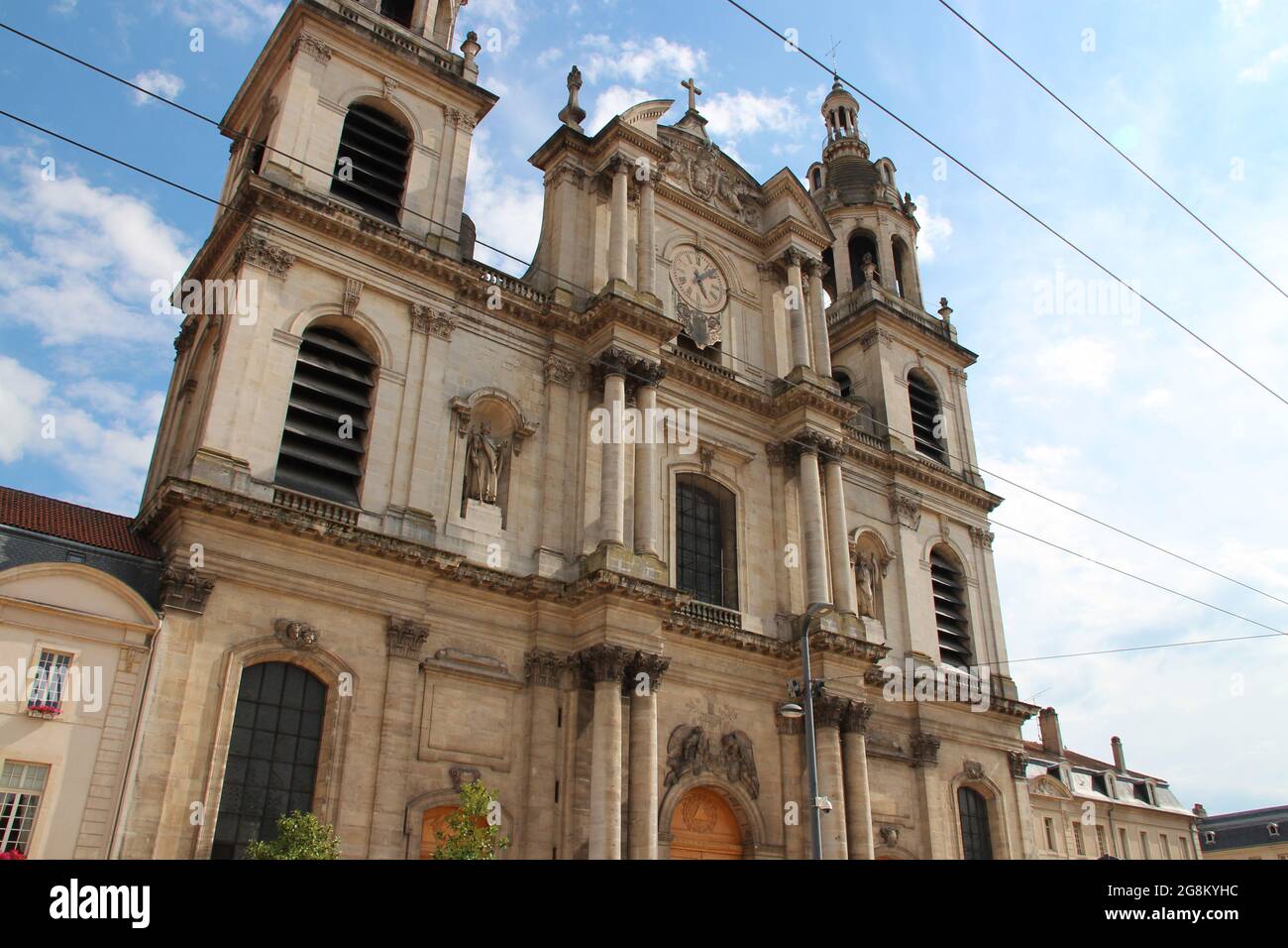 notre-dame de l'assomption cathedral in nancy in lorraine in france ...