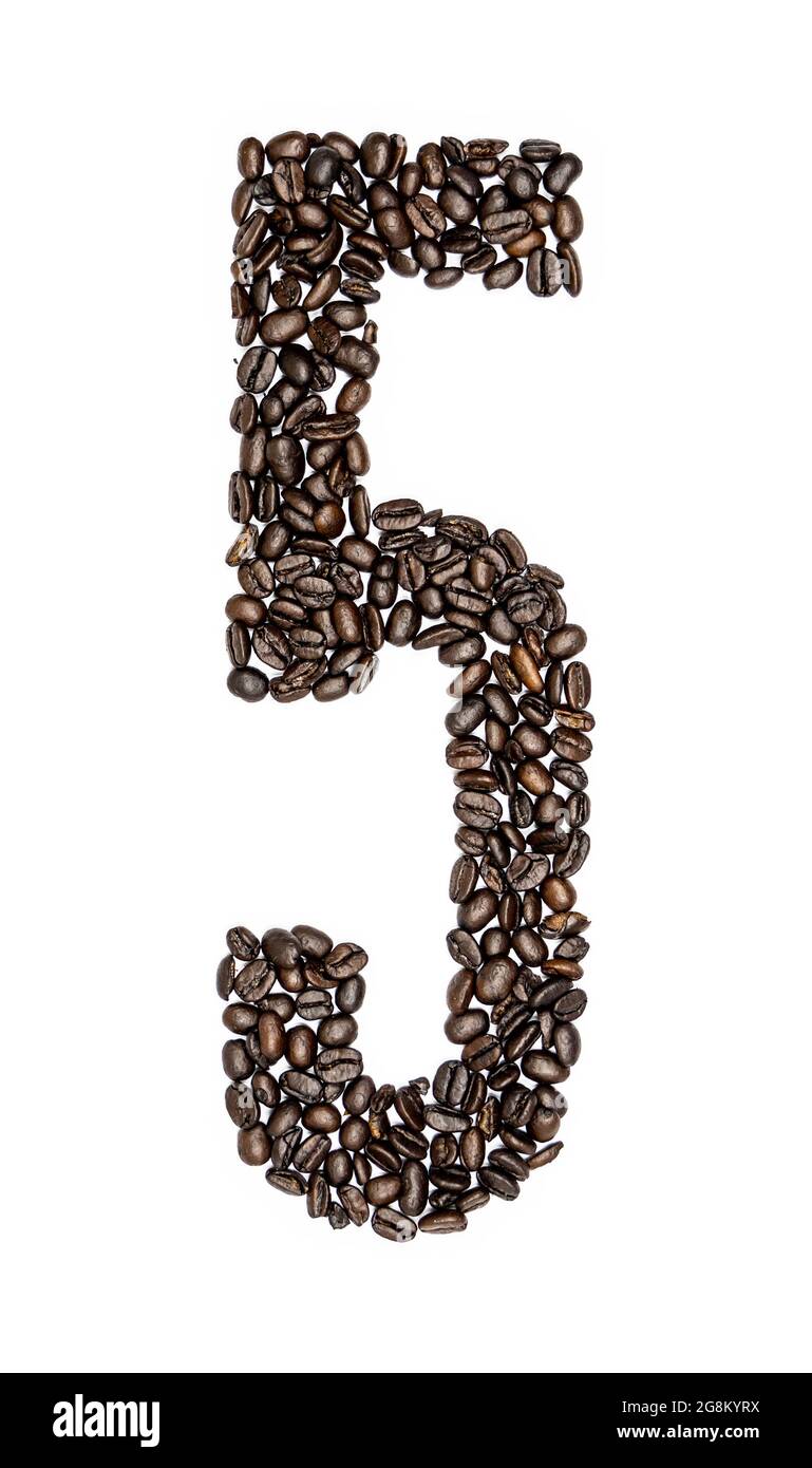 Number From Coffee Beans High Resolution Stock Photography and Images ...