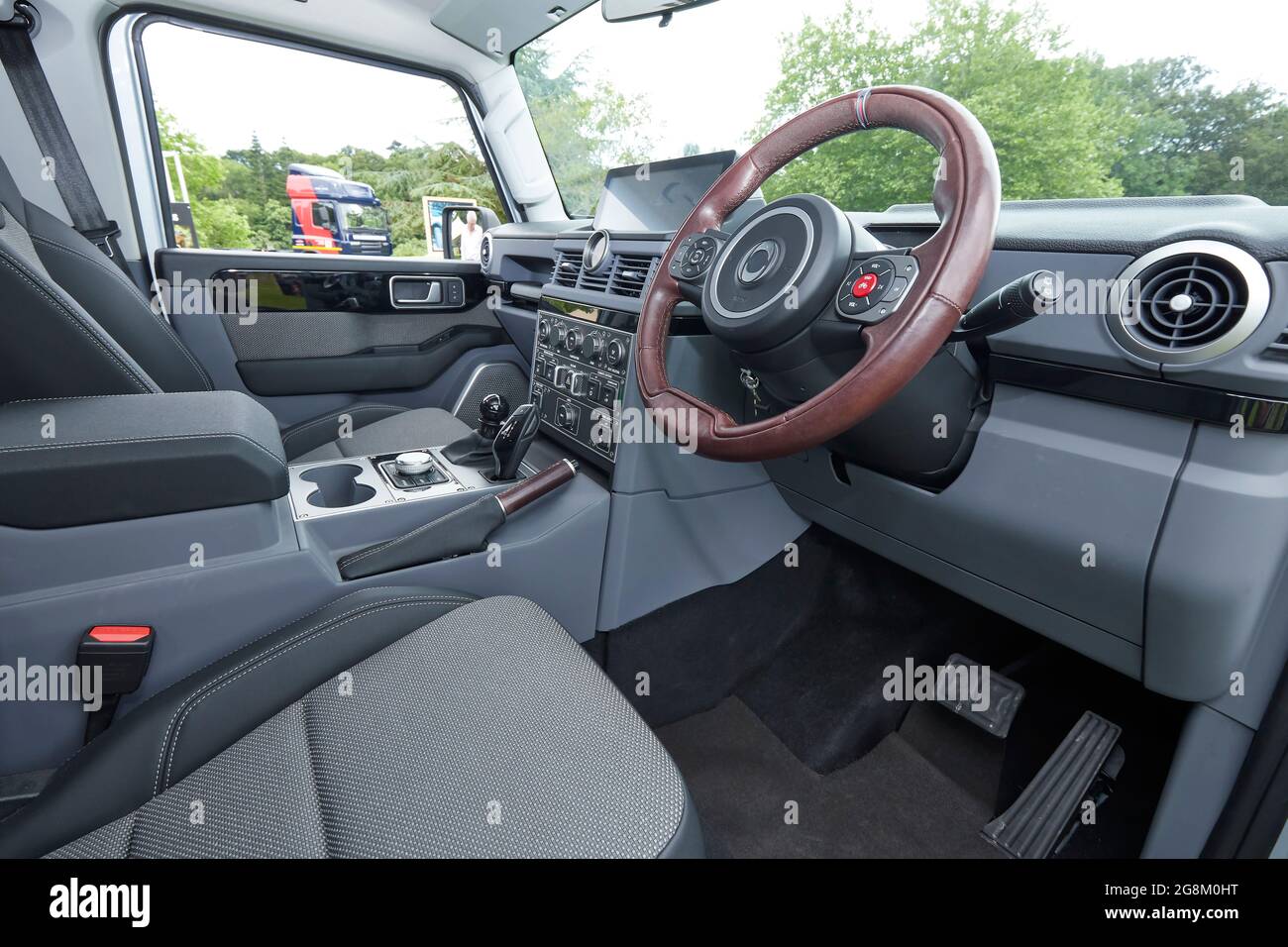 INEOS Grenadier 4X4 Interior UK Stock Photo - Alamy