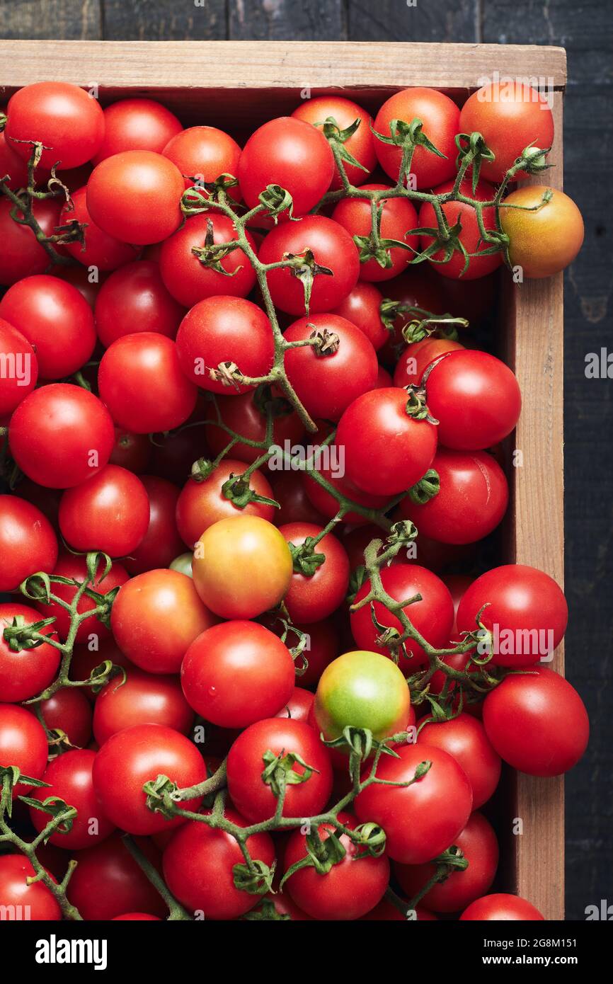 Box of tomatoes hi-res stock photography and images - Alamy