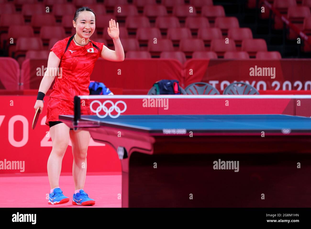 Tokyo, Japan. 21st July, 2021. Mima Ito (JPN) Table Tennis : Official ...