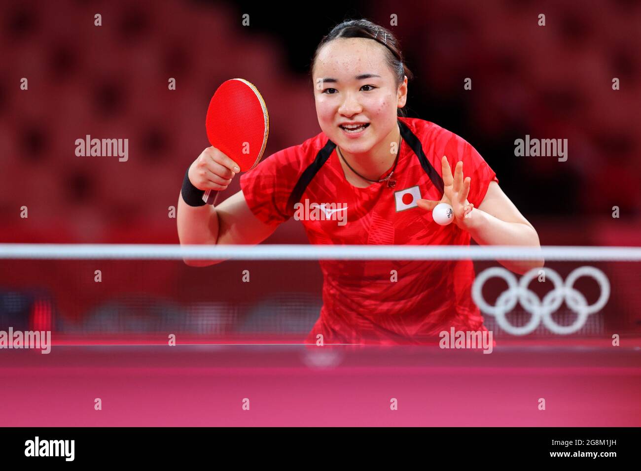 Tokyo, Japan. 21st July, 2021. Mima Ito (JPN) Table Tennis : Official ...