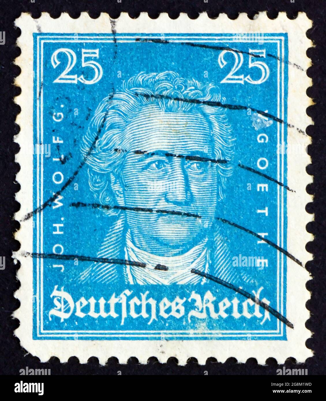GERMANY - CIRCA 1926: a stamp printed in the Germany shows Johann ...