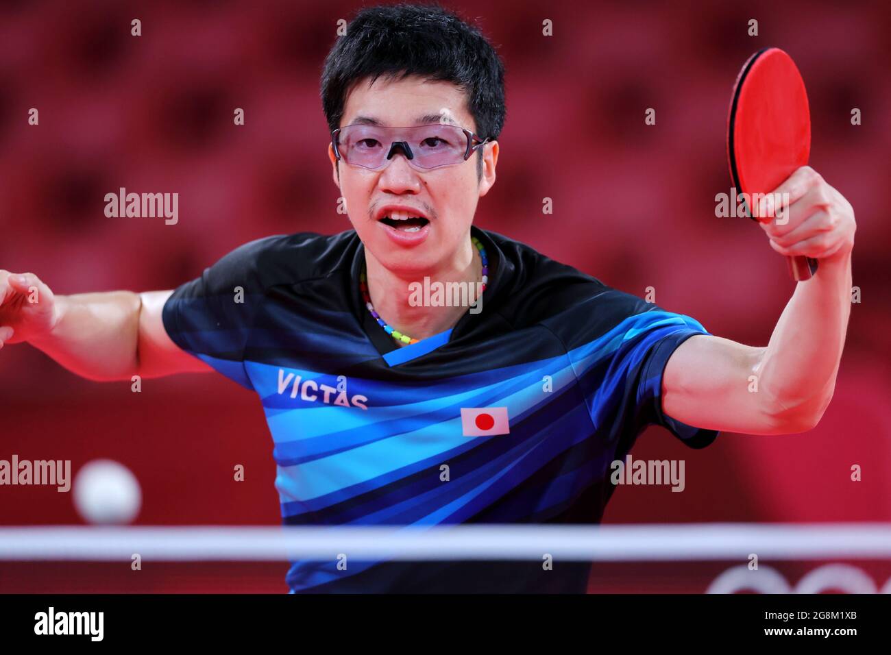 Tokyo, Japan. 21st July, 2021. Jun Mizutani (JPN) Table Tennis : Official training before the ...