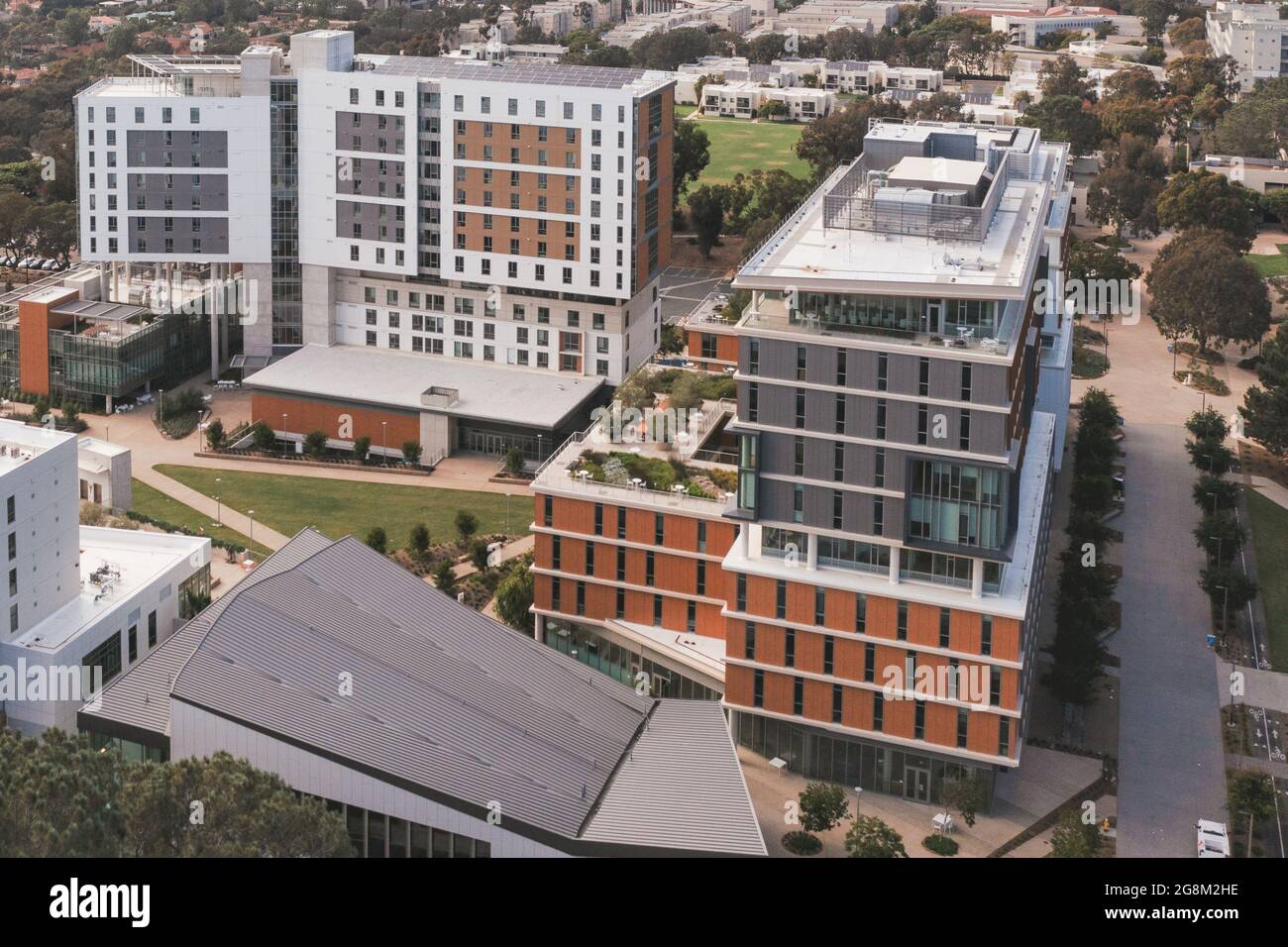 Campus Buildings In University Of California San Diego, La Jolla Stock ...